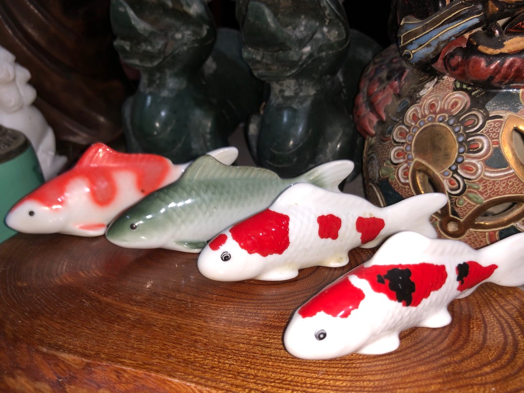 Vintage Ceramic Porcelain Japanese Koi fish, Hobbies & Toys ...