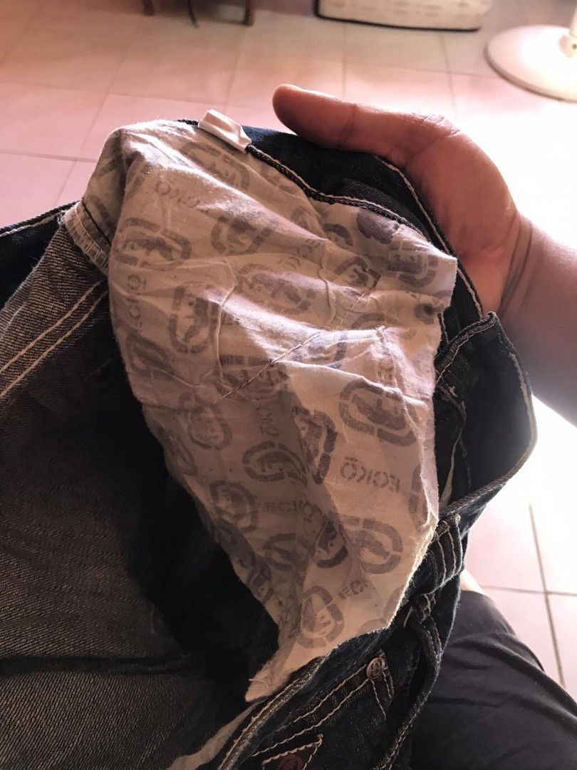 Vintage Ecko Y2k Baggy Pants, Men's Fashion, Bottoms, Jeans on Carousell