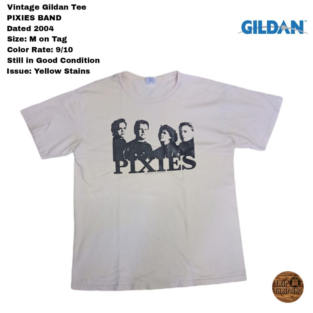 Vintage PIXIES BAND Dated 2004 (GILDAN), Men's Fashion, Tops & Sets, Tshirts & Polo Shirts on ...