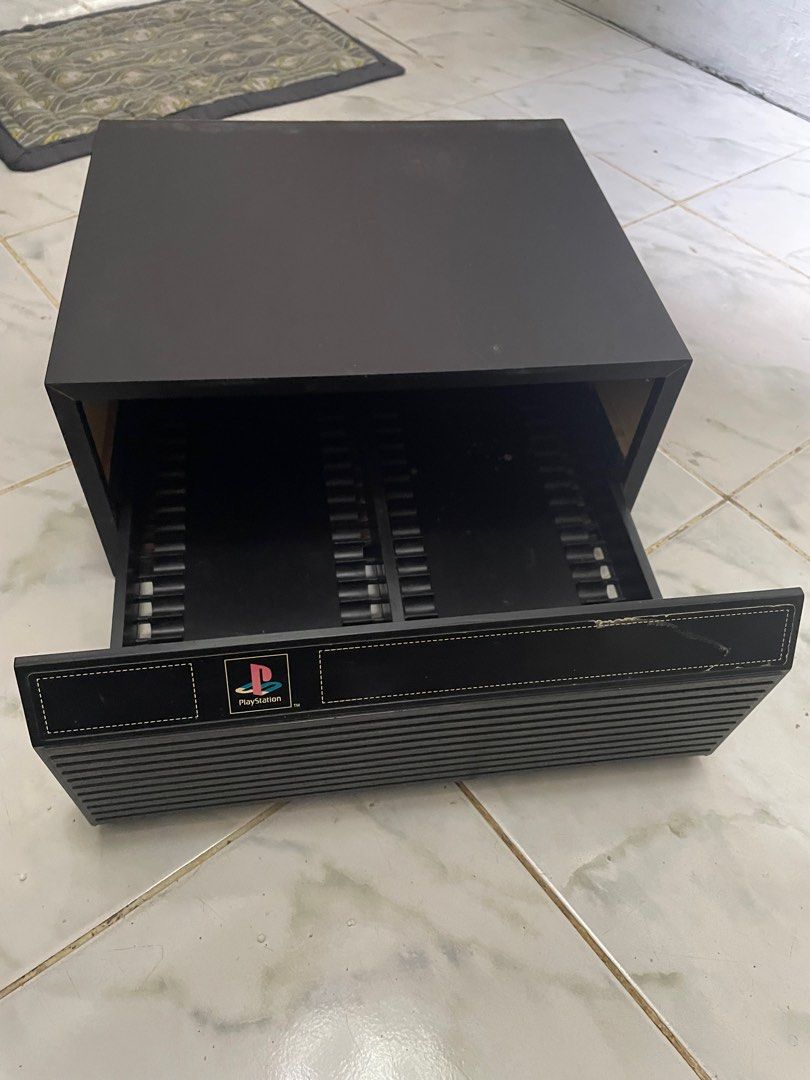 Vintage PS1 Game Storage (Rare), Video Gaming, Video Games, PlayStation ...