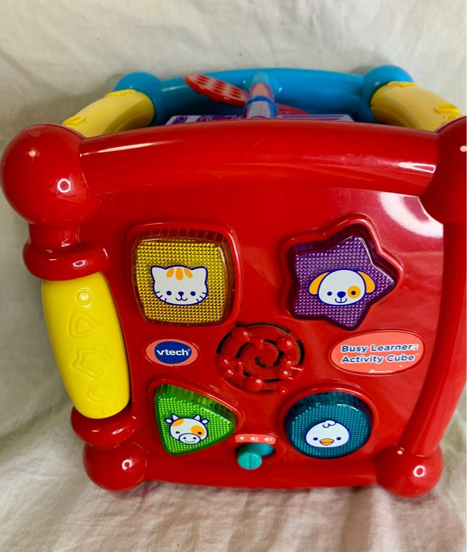 Vtech Baby toy, VTech Busy Learners Activity Cube, Babies & Kids ...