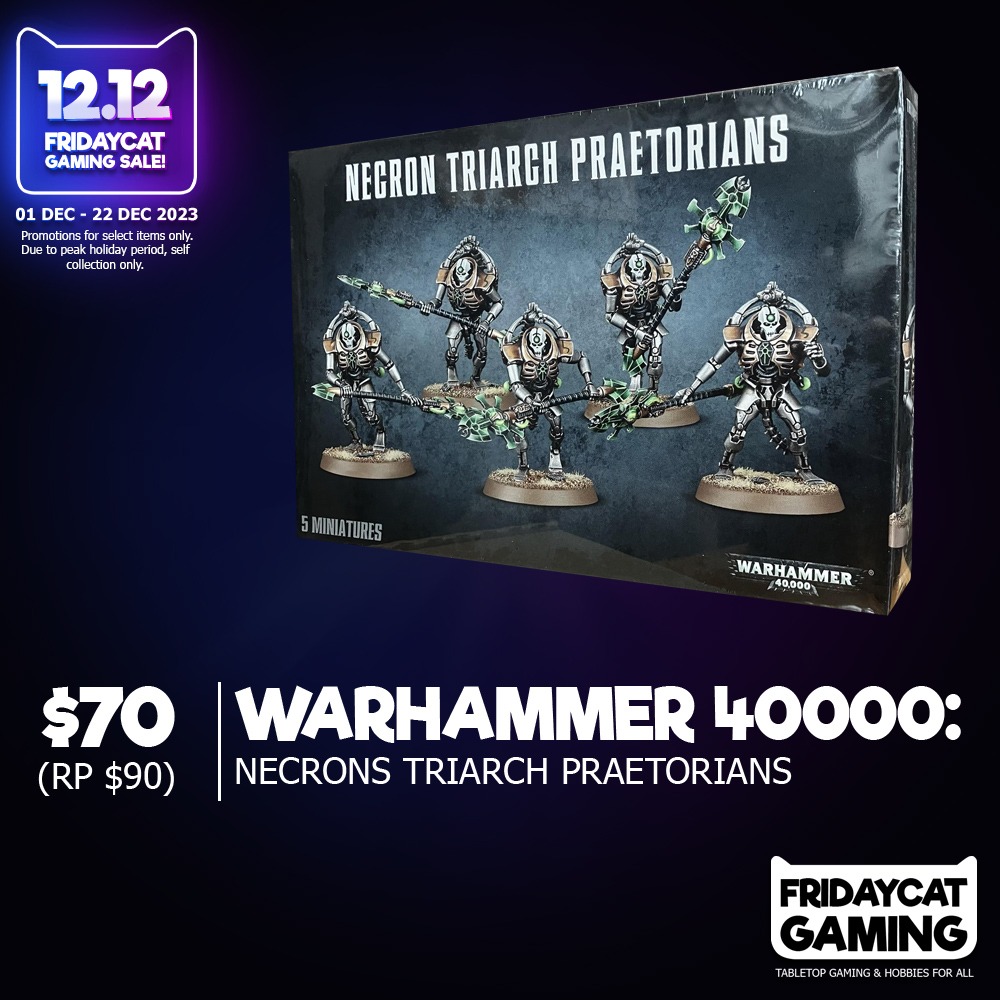 Warhammer 40000: Necon Triarch Praetorians/Lychguard, Hobbies & Toys ...