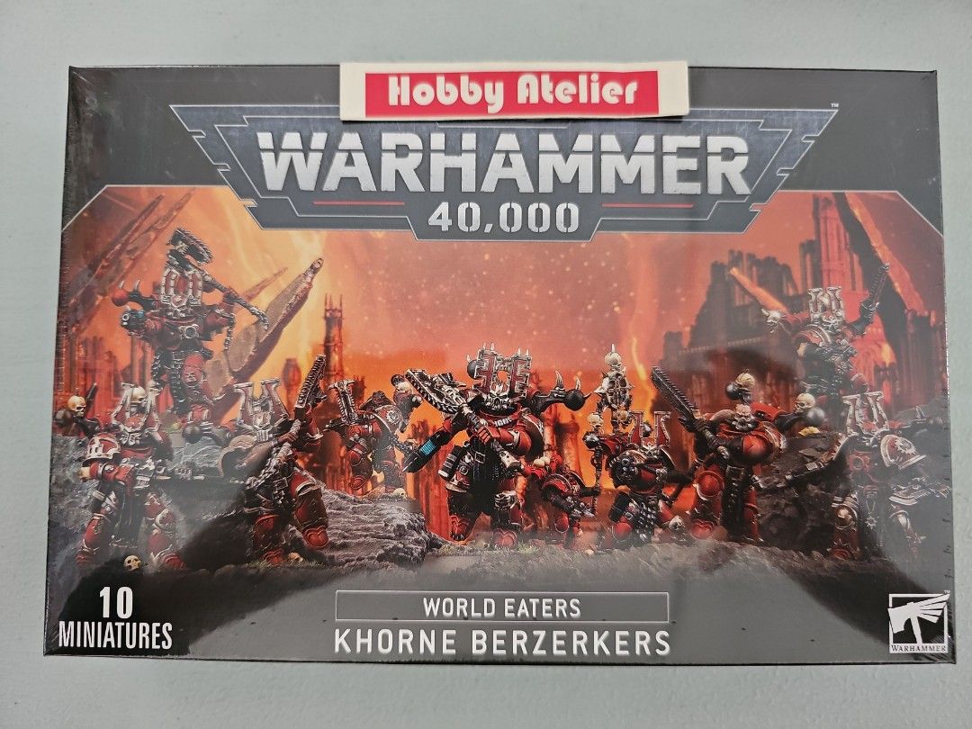 Warhammer 40K World Eaters Khrone Berzerkers, Hobbies & Toys, Toys ...