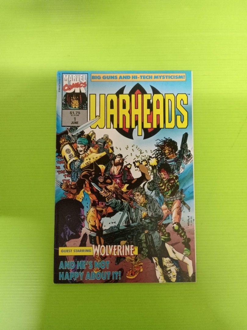 Warheads #1 ( Gary Erskine - Cover Art ) Marvel Comics, Copper Age ...