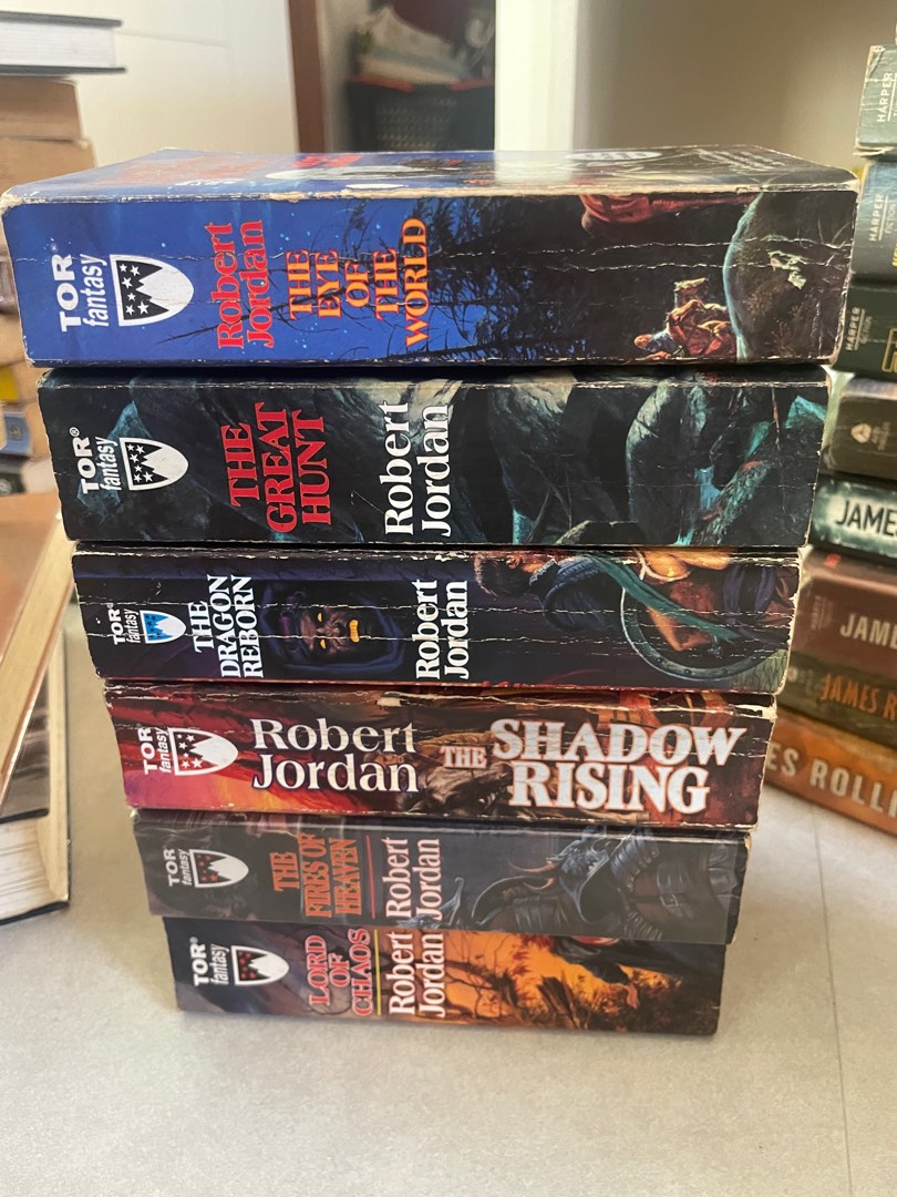 Wheel of Time book 1-6, Hobbies & Toys, Books & Magazines, Fiction ...