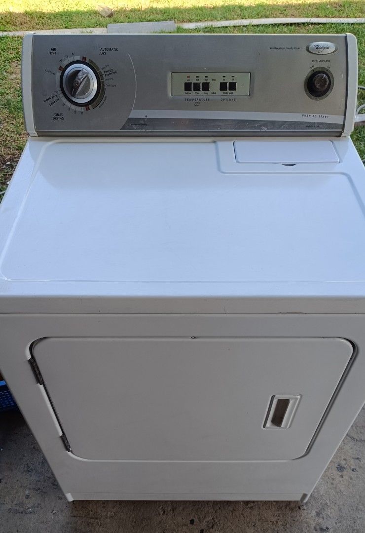 Whirlpool Heavy Duty Electric Dryer 220v, TV & Home Appliances, Washing ...