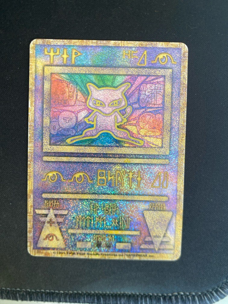 WTS JAPANESE "NINTEDO" ERROR ANCIENT MEW POKEMON CARDS, Hobbies & Toys ...