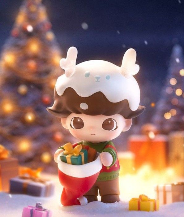 WTS POPMART Dimoo Chrismas Gift Figure Blister Pack, Hobbies & Toys ...