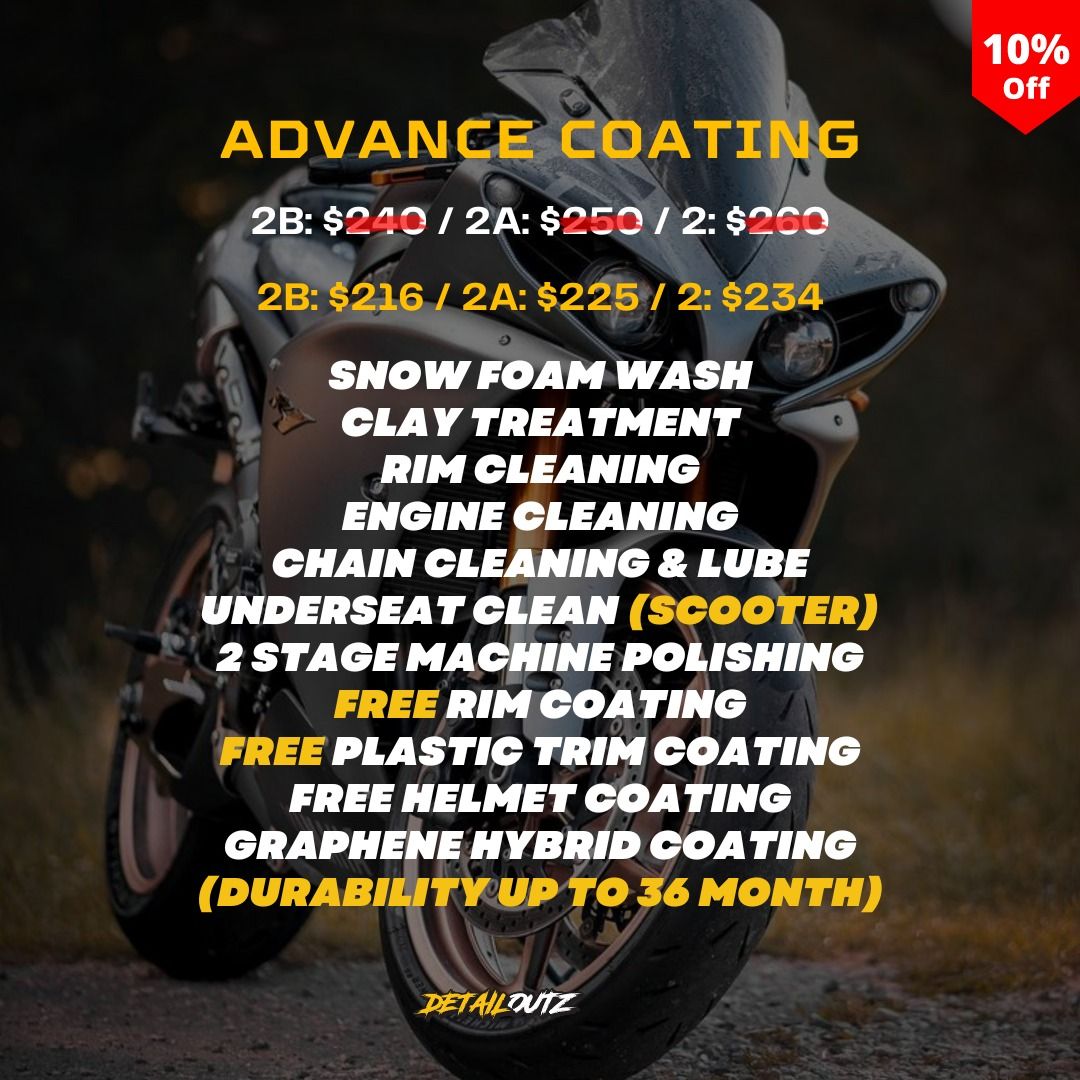 YEAR END PROMO/Bike Wash/Bike Detailing/Bike Polishing/Motorcycle Wash ...