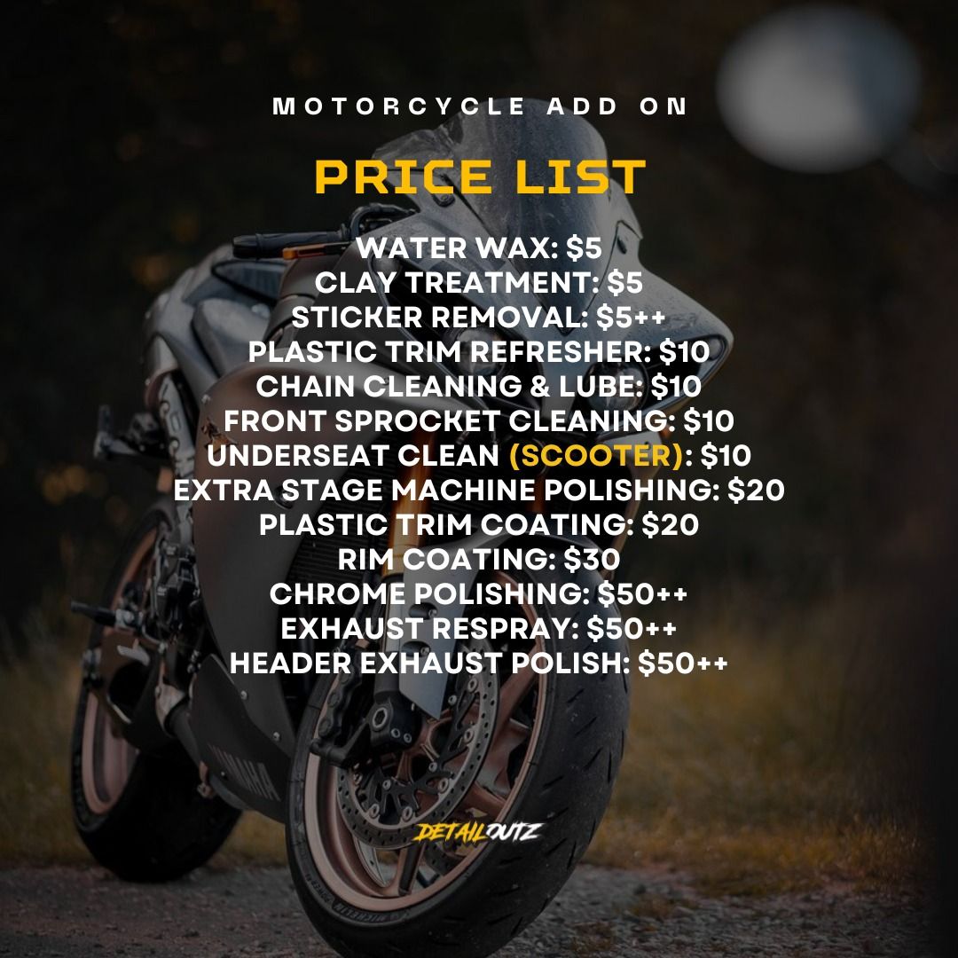 YEAR END PROMO/Bike Wash/Bike Detailing/Bike Polishing/Motorcycle Wash ...