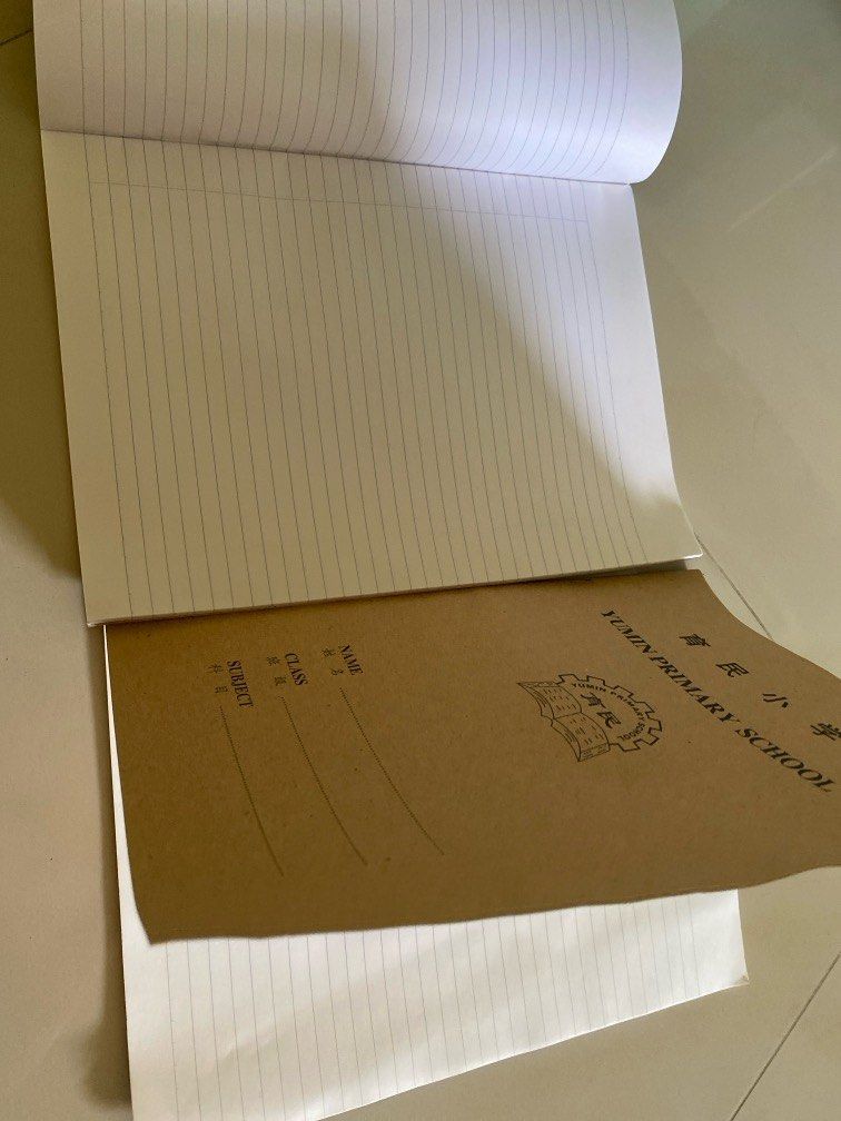 YMPS A4 single line exercise book, Hobbies & Toys, Stationery & Craft ...