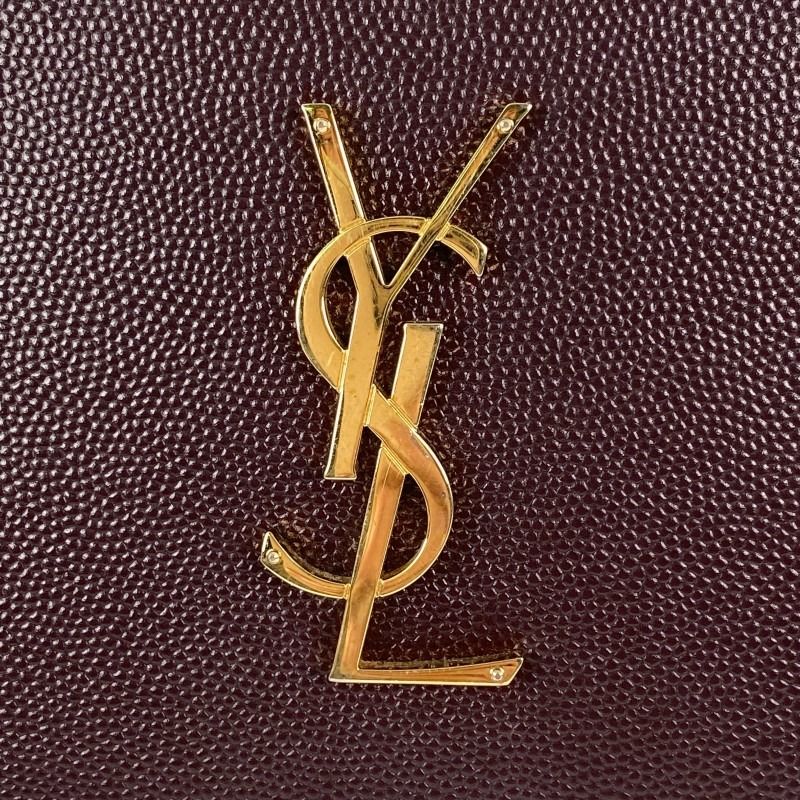 YSL Wine Pebbled Calfskin Camera Crossbody Bag, Luxury, Bags & Wallets ...