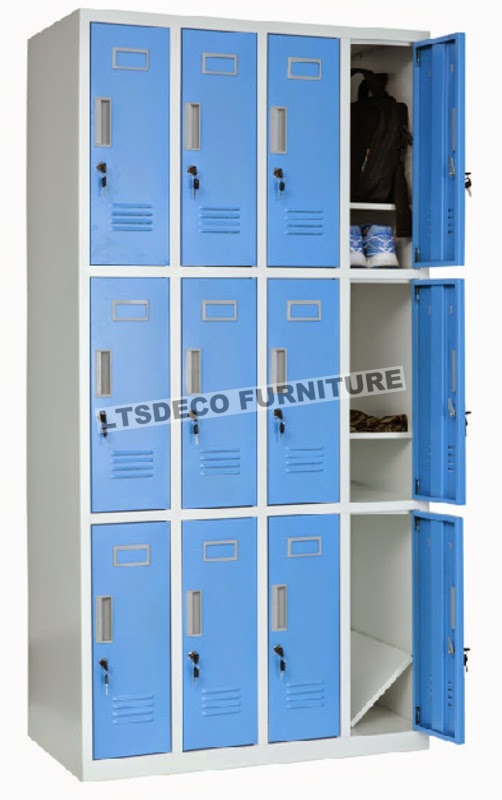 12 DOOR STEEL LOCKER l OFFICE FURNITURE PARTITIONS, Furniture & Home ...