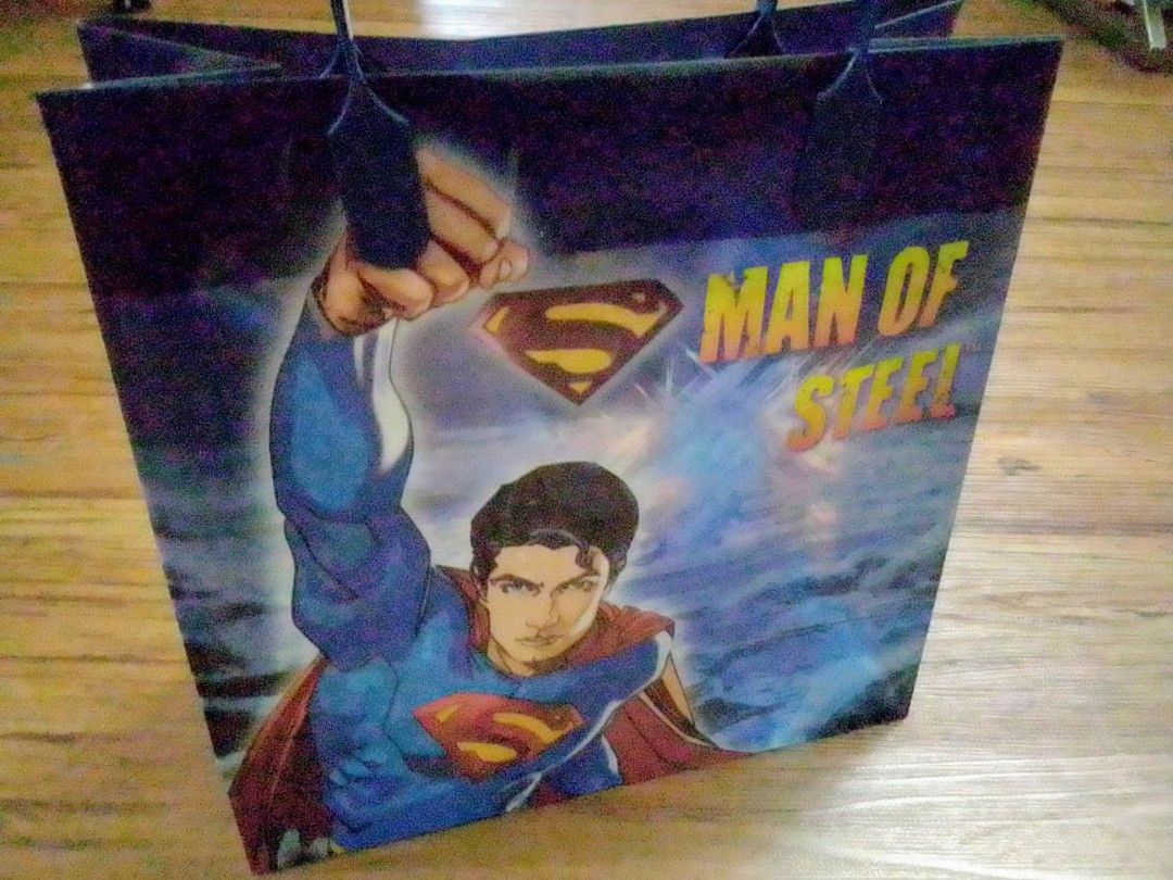 2006 Superman merchandise / Superman plastic bag / Superman returns ...