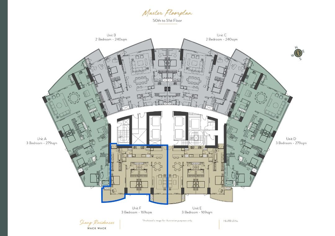 P277k/sqm 3 Bedroom and 2 parking slots at Shang Residences at Wack ...