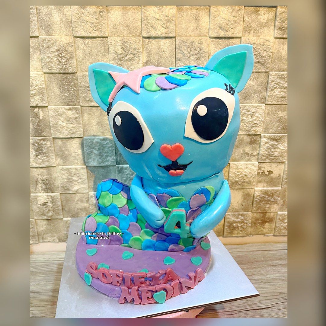 3D Mercat Gabby's Dollhouse Cake, Food & Drinks, Homemade Bakes on ...