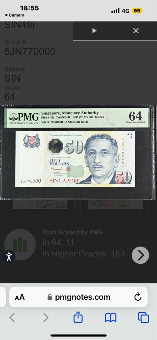 $50 PMG grading. James Bond series, Hobbies & Toys, Memorabilia ...