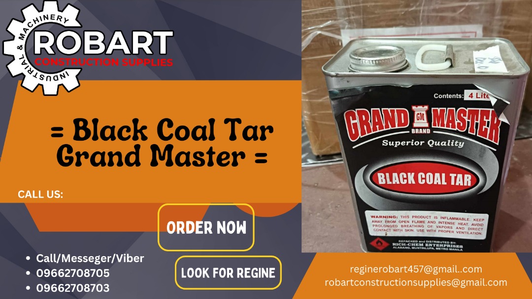 = Black Coal Tar Grand Master =, Commercial & Industrial, Construction ...