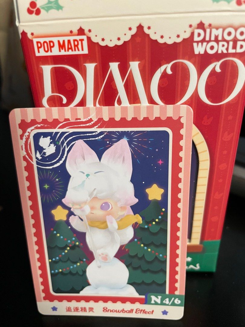 全新 Dimoo 追逐精靈 Snowball Effect 雪人的來信 盲盒, 興趣及遊戲, 玩具 & 遊戲類 - Carousell
