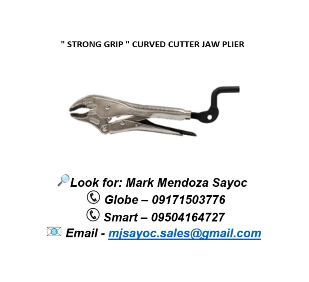 " STRONG GRIP " CURVED CUTTER JAW PLIER, Commercial & Industrial ...