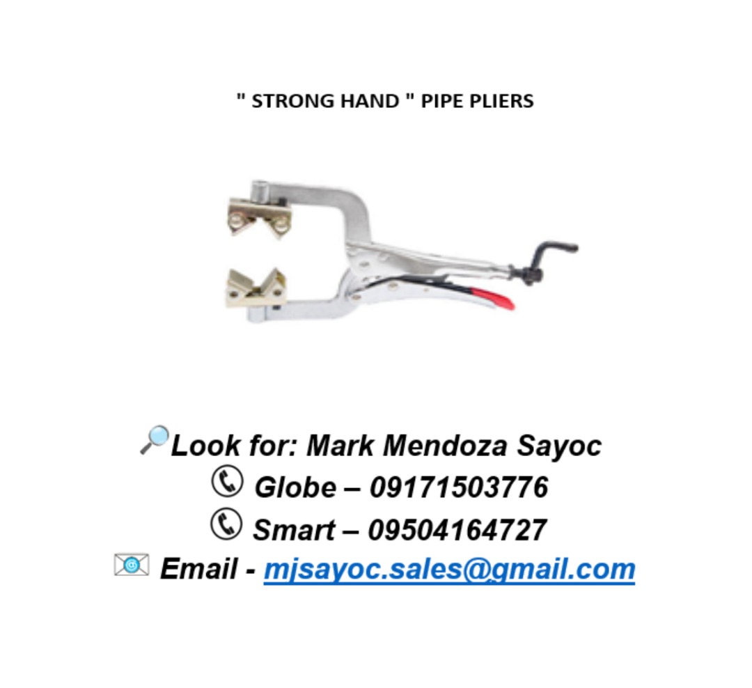 " STRONG HAND " PIPE PLIERS, Commercial & Industrial, Construction ...