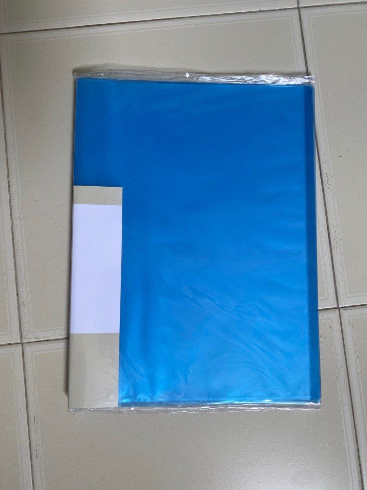 A4 CLEAR BOOK 20 POCKETS FOR SCHOOL, Hobbies & Toys, Stationery & Craft, Stationery & School ...