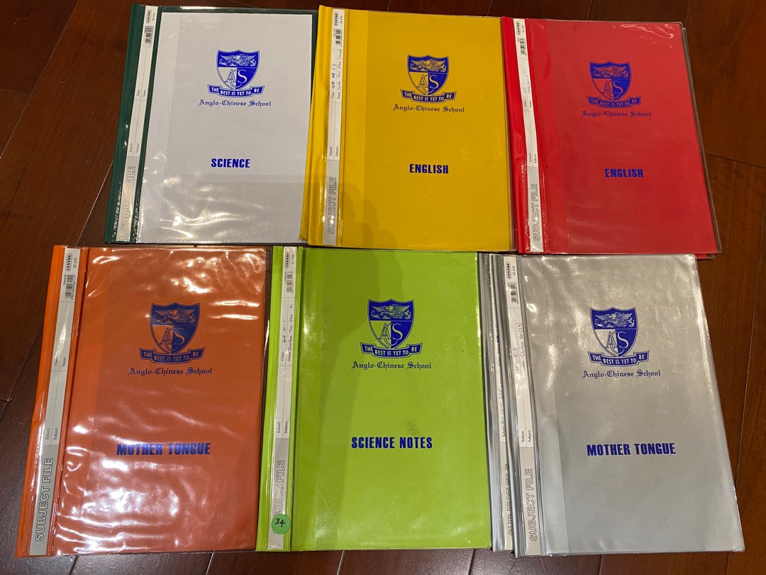 ACS school files, Hobbies & Toys, Stationery & Craft, Stationery ...