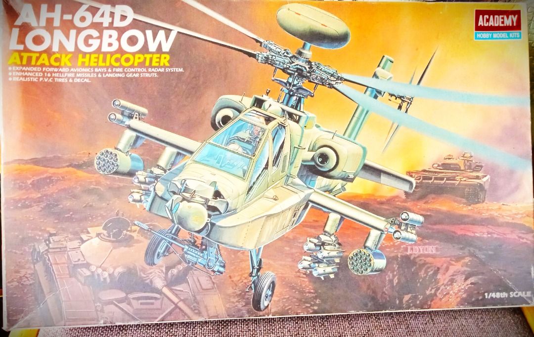 AH-64D Longbow Attack Helicopter, Hobbies & Toys, Memorabilia ...