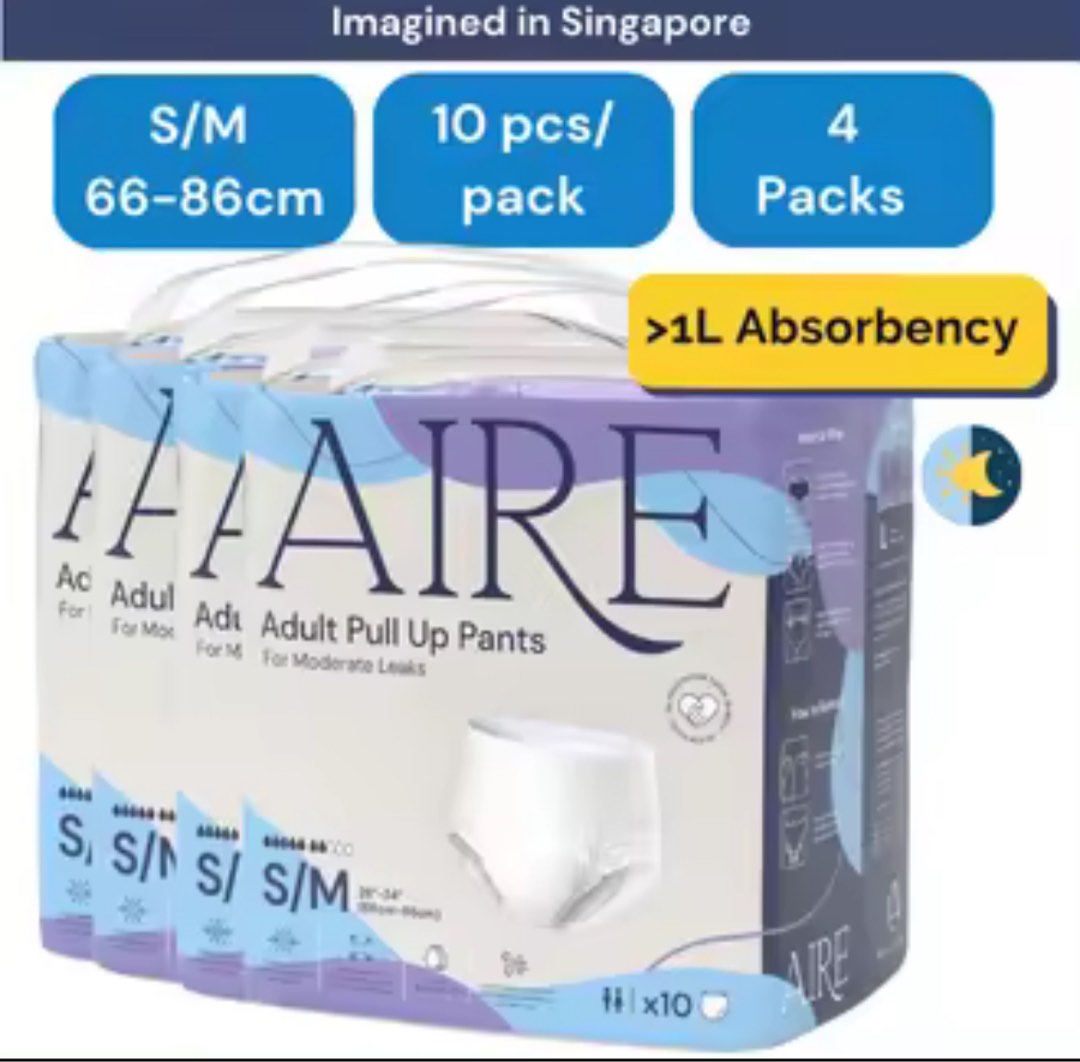 AIRE adult diapers (2 packs available), Babies & Kids, Maternity Care ...