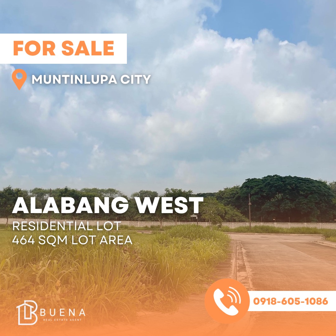 Alabang West - 464 Corner Lot For Sale, Property, For Sale, Lot on ...