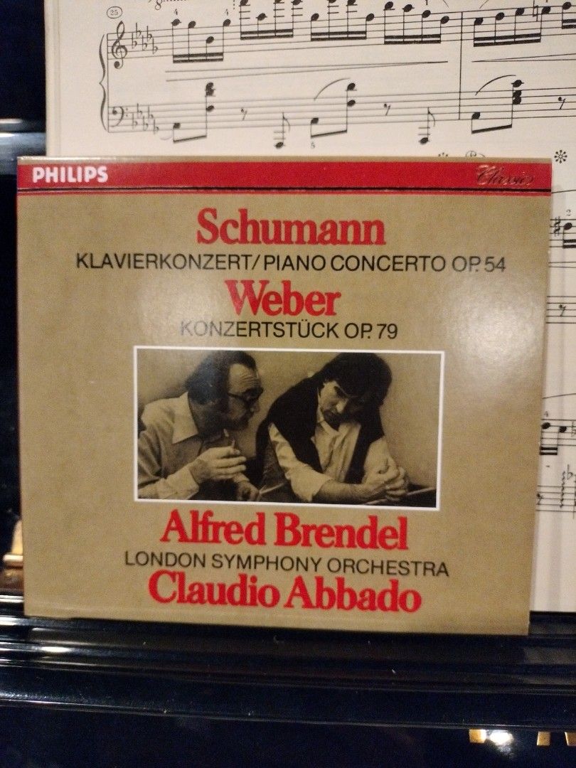 Alfred Brendel 3 Classic Albums (Schumann Piano Concerto, Beethoven Emperor Concerto ...