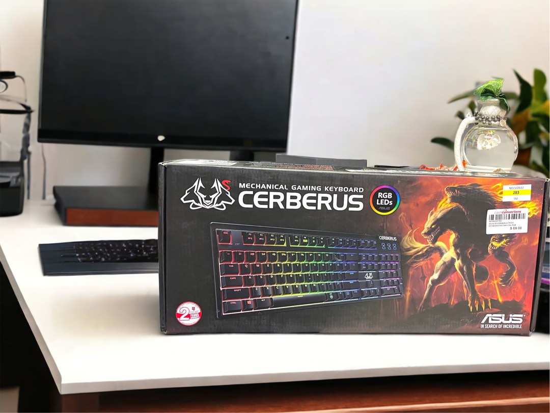 ASUS CERBERUS MECH RGB RED MECHANICAL KEYBOARD, Computers & Tech, Parts ...