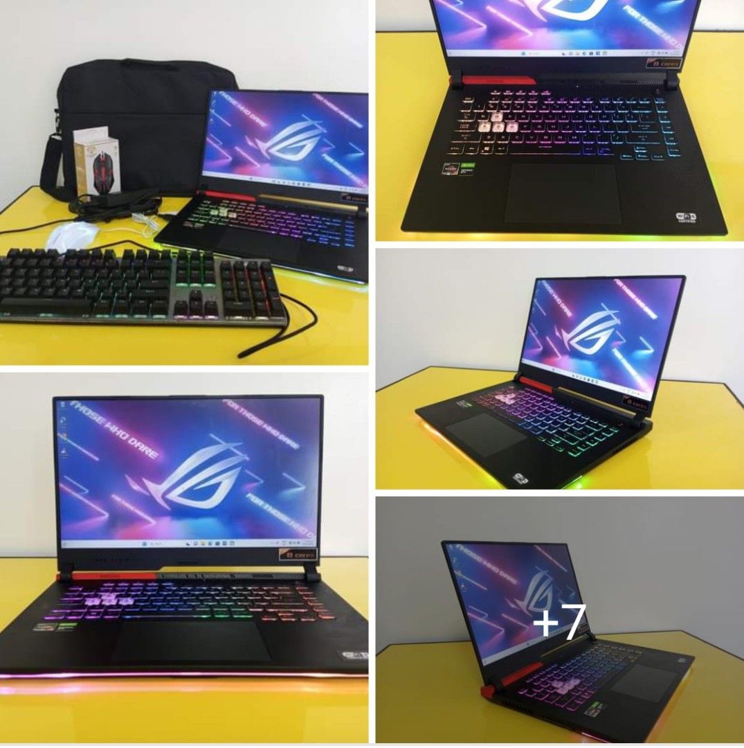 Asus ROG Strix Ryzen 7 16gb RAM 512gb nvme ssd Nvidia 1650 Gaming ...