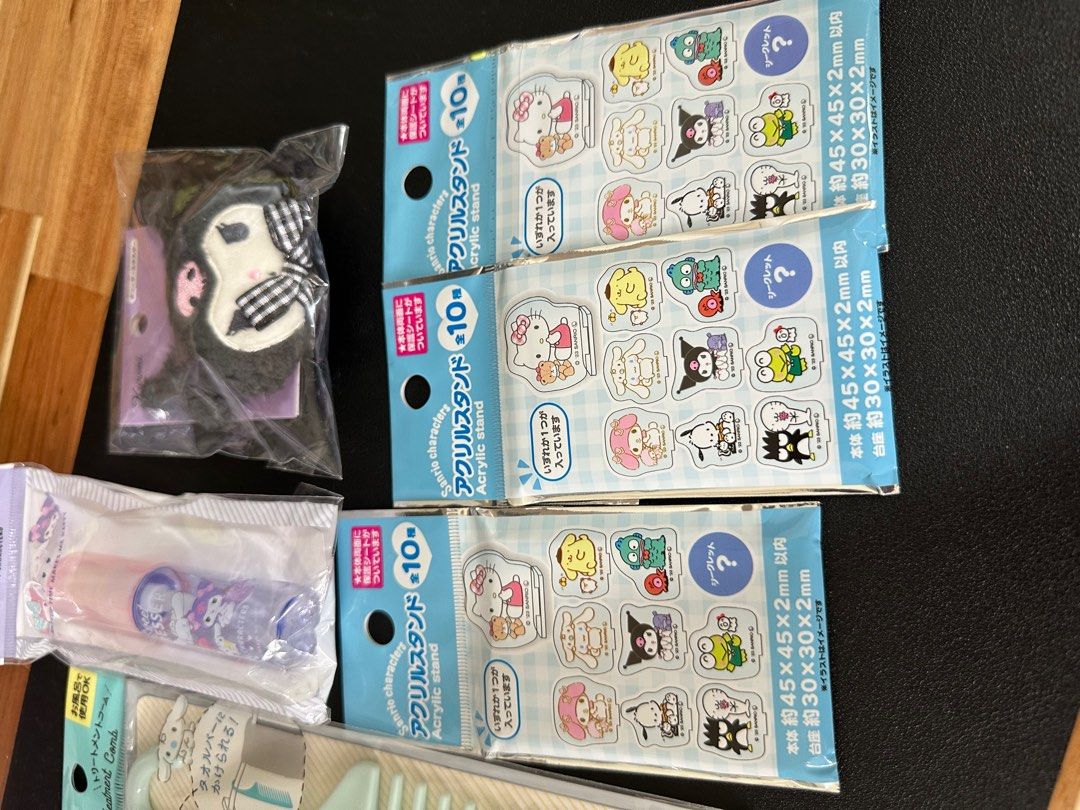Authentic Japan sanrio items kuromi melody Cinnamoroll pochacco batz ...