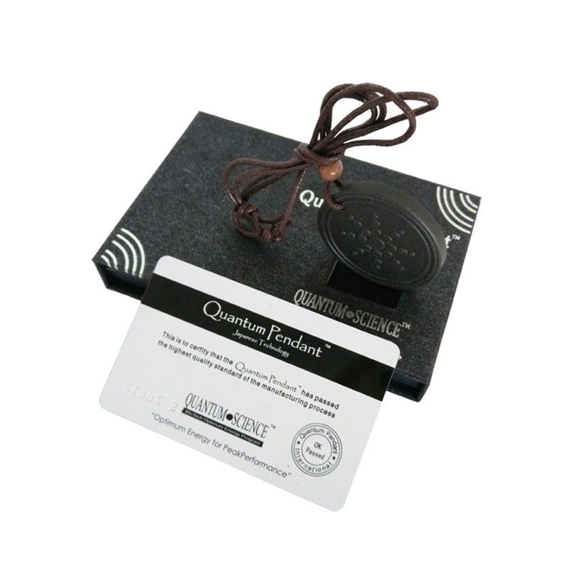 Authentic Quantum Energy Scalar Pendant - Japan Volcanic Lava Stone ...