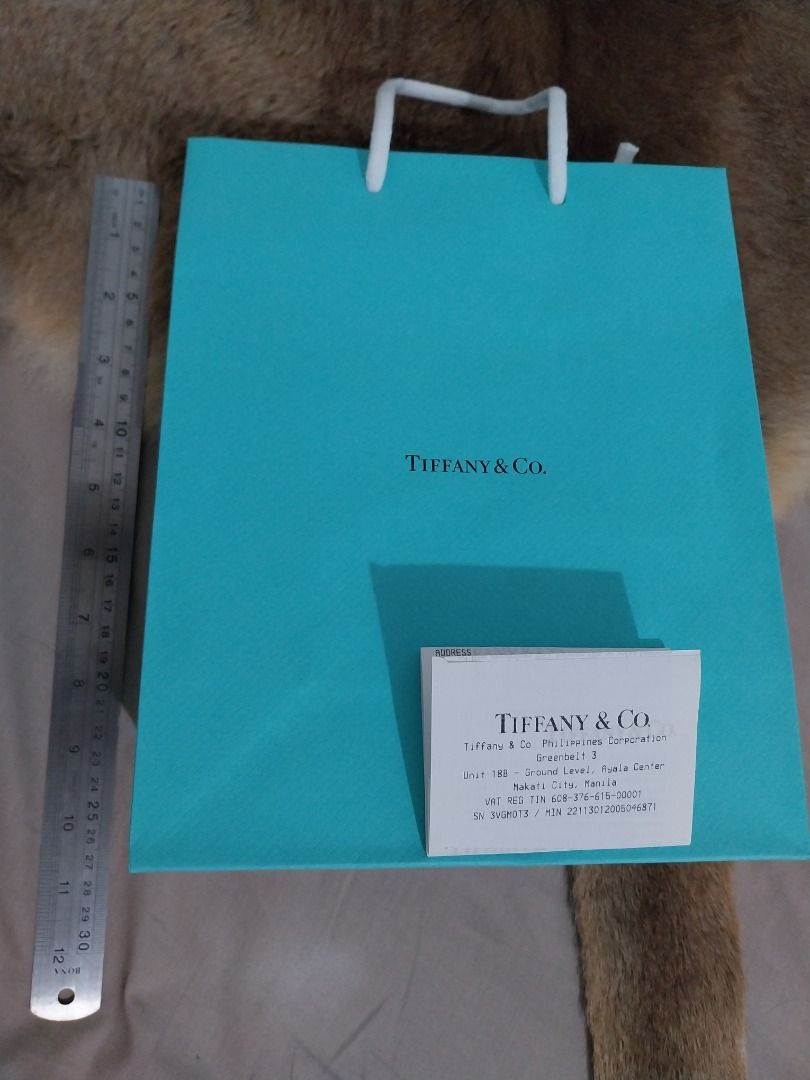 Authentic Tiffany paper bag, Luxury, Bags & Wallets on Carousell