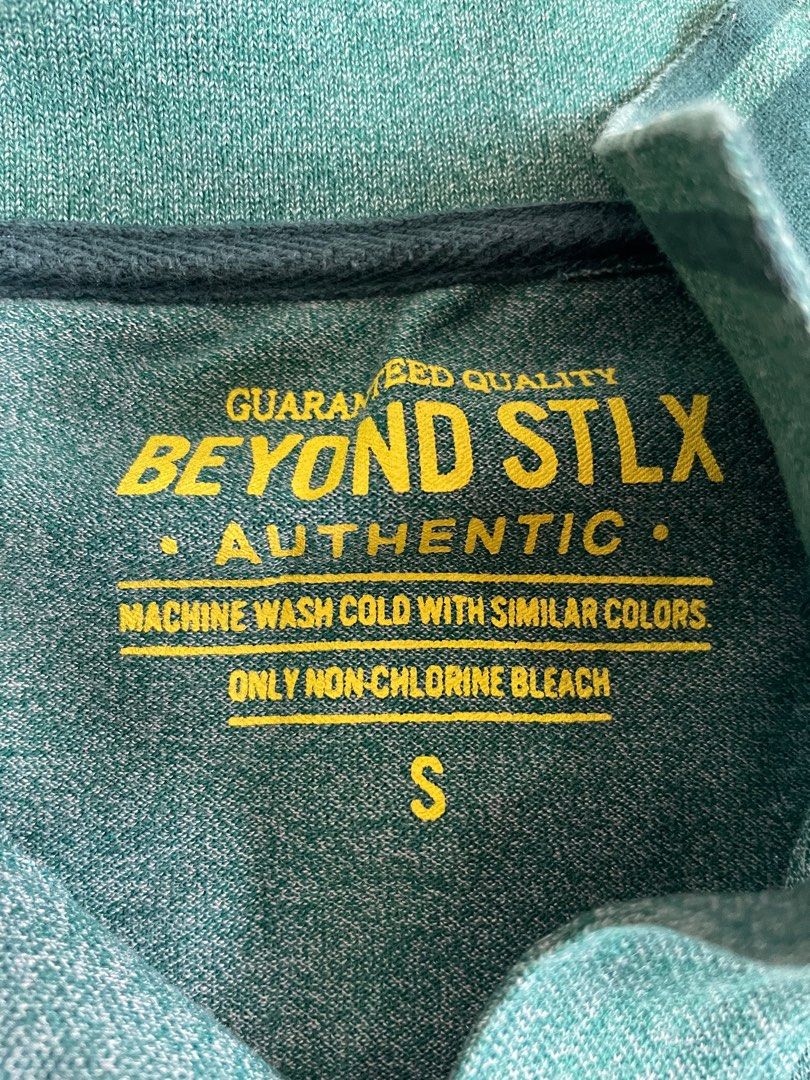 BEYOND STLX Green Polo Shirt, Men's Fashion, Tops & Sets, Tshirts & Polo Shirts on Carousell