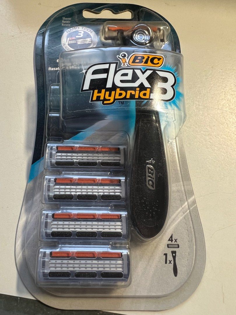 BIC Flex 3 Hybrid Blister 1+4 (Shaver), Beauty & Personal Care, Men's ...