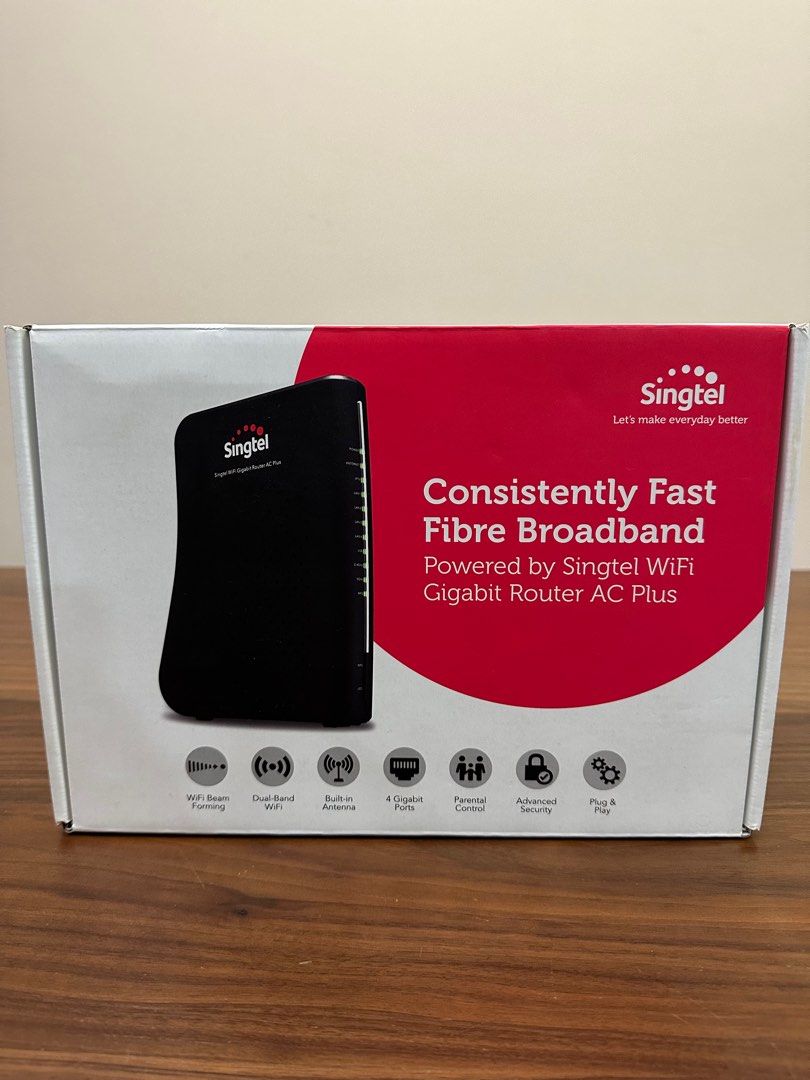BNIB Singtel Wifi Router, Computers & Tech, Parts & Accessories ...