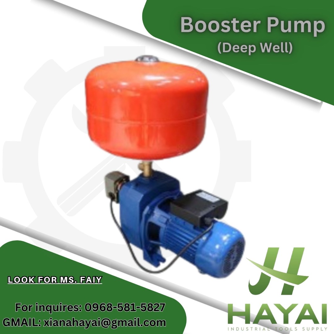 Booster Pump (Deep Well), Commercial & Industrial, Construction Tools ...