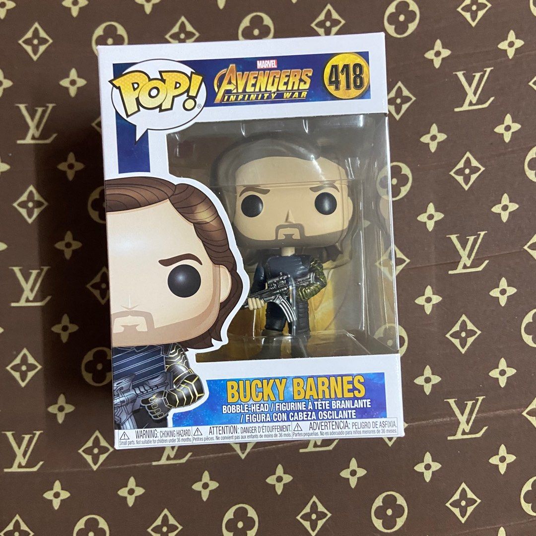 Bucky Barnes Infinity War Funko Pop MARVEL Winter Soldier, Hobbies ...