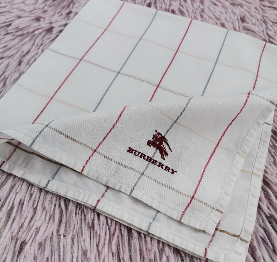 BURBERRY Handkerchief, Men's Fashion, Watches & Accessories, Handkerchief & Pocket Squares on ...