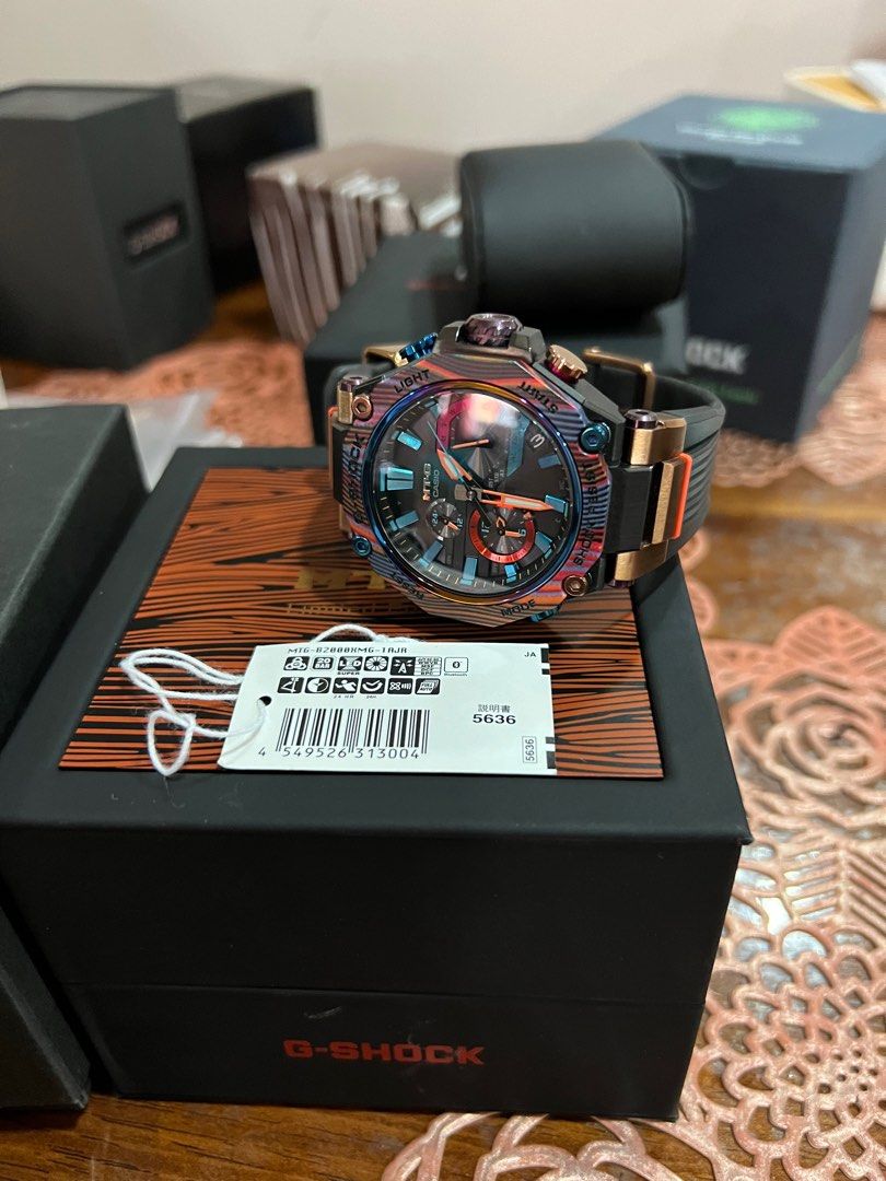 Casio G-Shock MTG B2000 Limited edition Rainbow, Luxury, Watches on ...