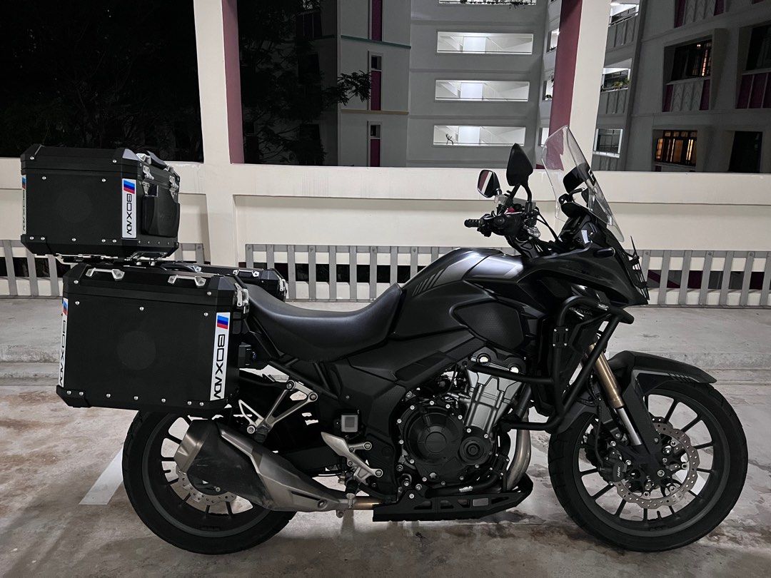 CB400X Crash Bar Loboo (top and lower crash bar with installation ...