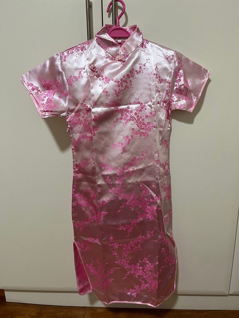 Cheongsam Pink, Women's Fashion, Dresses & Sets, Traditional & Ethnic ...