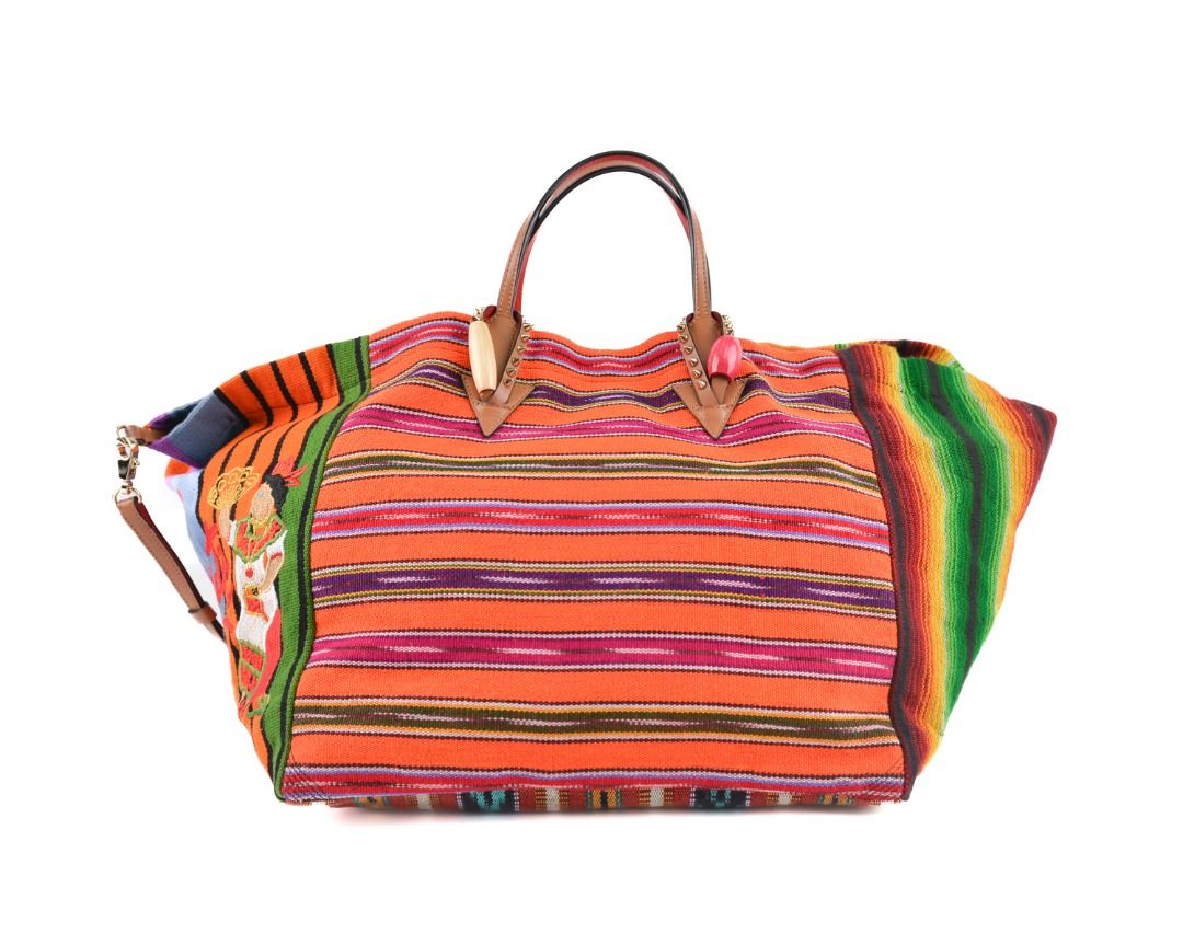 Christian Louboutin Maya Kobo Collaboration Mexicaba Bag, 名牌, 手袋及銀包 ...