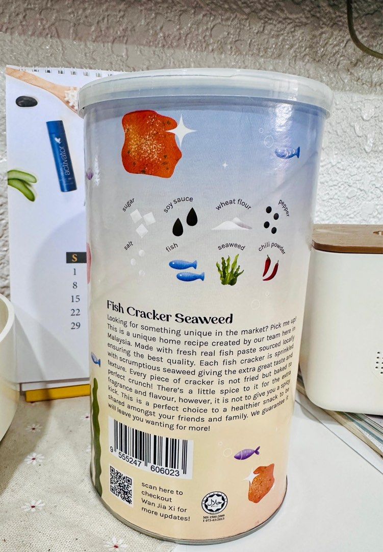 CNY Crispy Seaweed Fish Cracker, Food & Drinks, Spice & Seasoning on ...