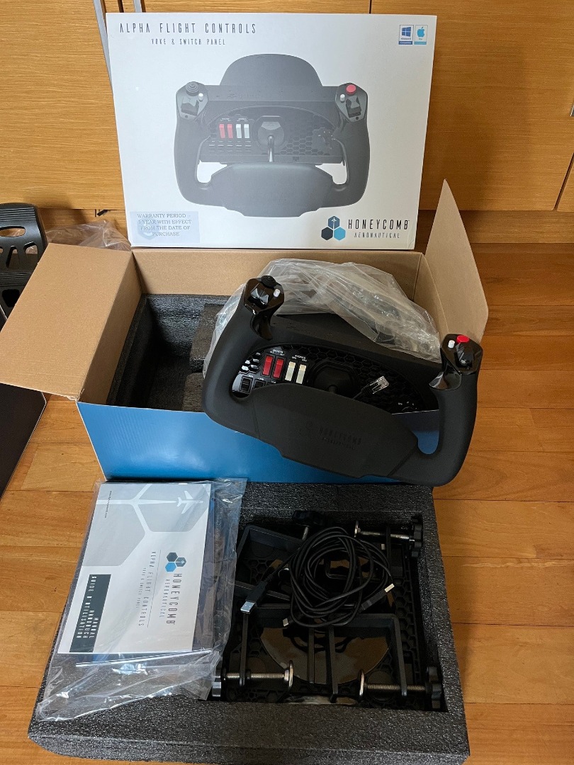 Complete Flight Sim kit hardly used, Video Gaming, Gaming Accessories ...