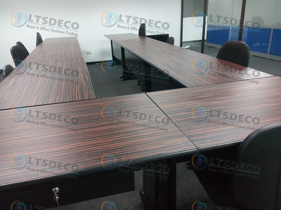 CONFERENCE TABLE U-TYPE IN LAMINATED FINISH OFFICE PARTITION, Furniture ...