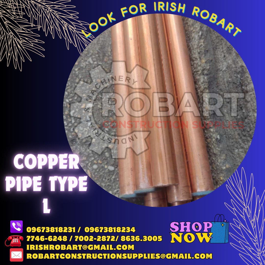 Copper Pipe Type L, Commercial & Industrial, Construction Tools & Equipment on Carousell